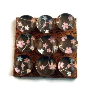 Decorative Glass Push Pins Thumb Tacks Cork Board Pins in Amandla (P86 ...
