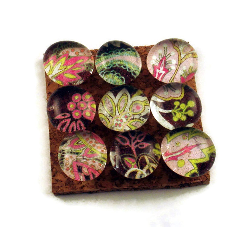 Glass Push Pins Thumb Tacks Cork Board Pins Sultry P05 - Etsy
