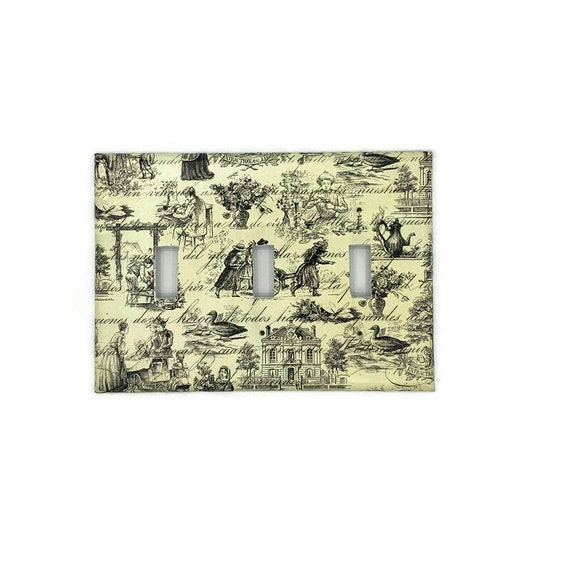 Triple Light Switch Cover Wall Decor Light Switch Plate in - Etsy