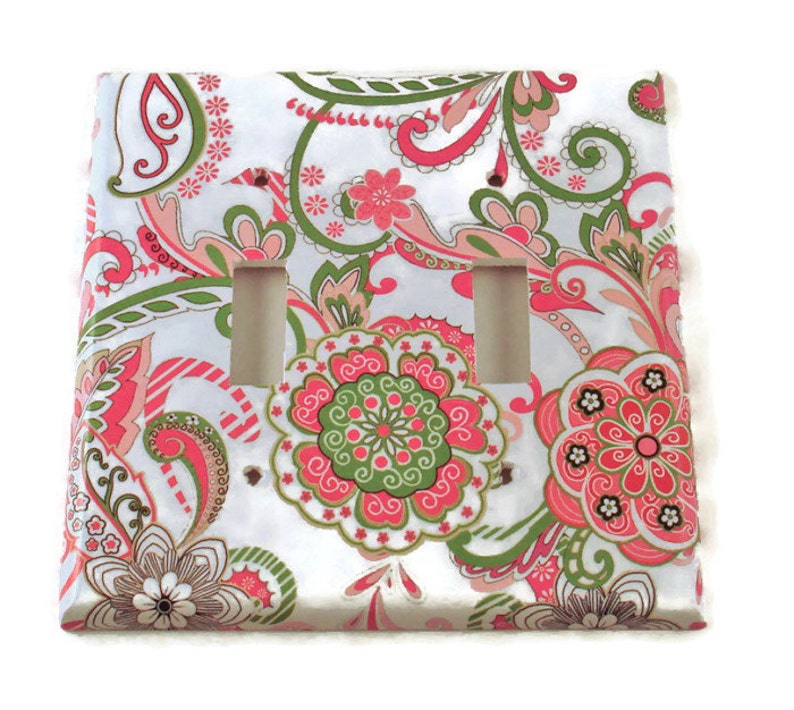 Double Light Switch Cover Wall Decor Light Switchplate in | Etsy