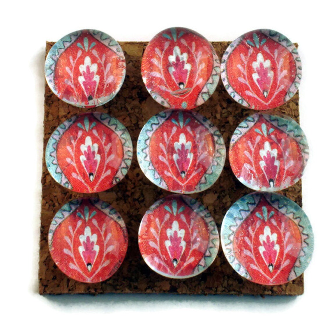 Decorative Glass Push Pins Thumb Tacks Cork Board Pins in - Etsy
