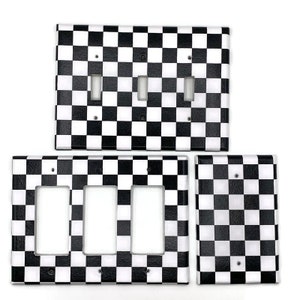 Black and White Checkered Switch Plate Light Switch Cover (123) - Etsy