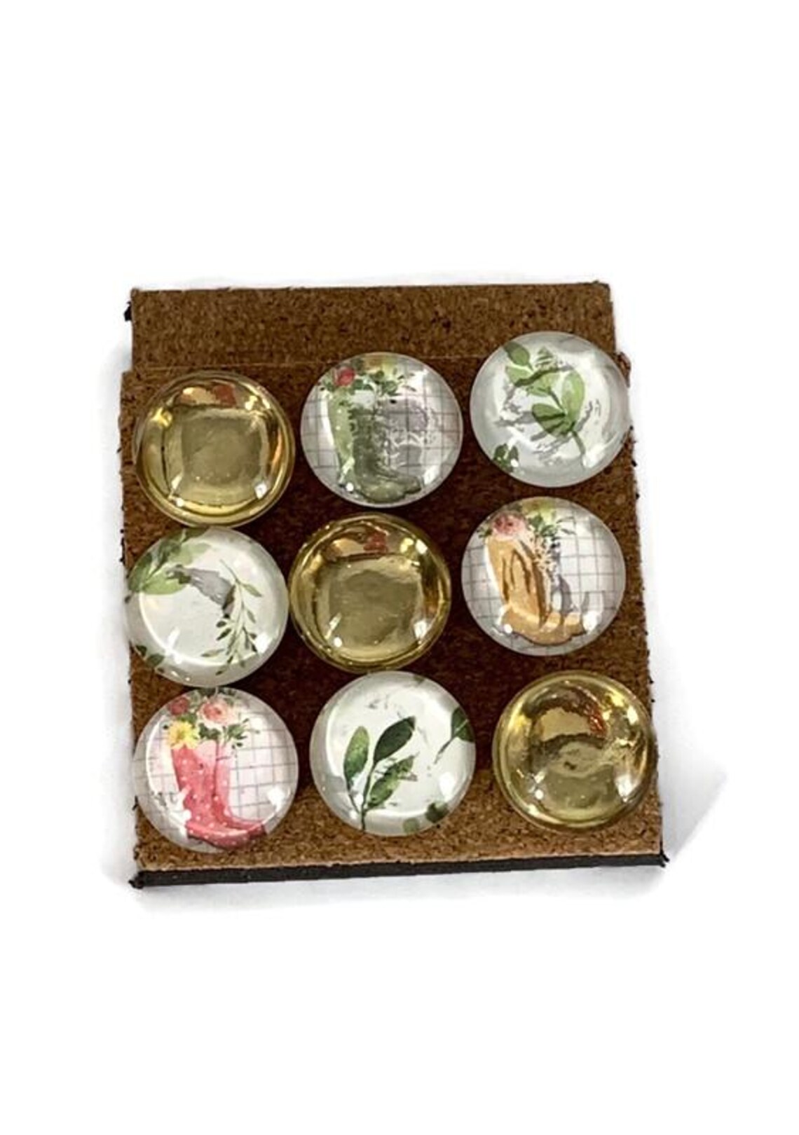 Decorative Glass Push Pins Thumb Tacks Cork Board Pins in Spring Market ...