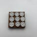 Gray and White Chevron Push Pins (P119) - Etsy