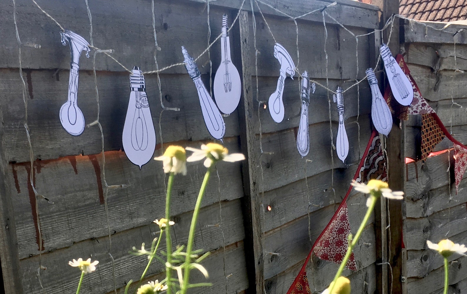 A Bright Idea - Paper String Light Garland - Etsy