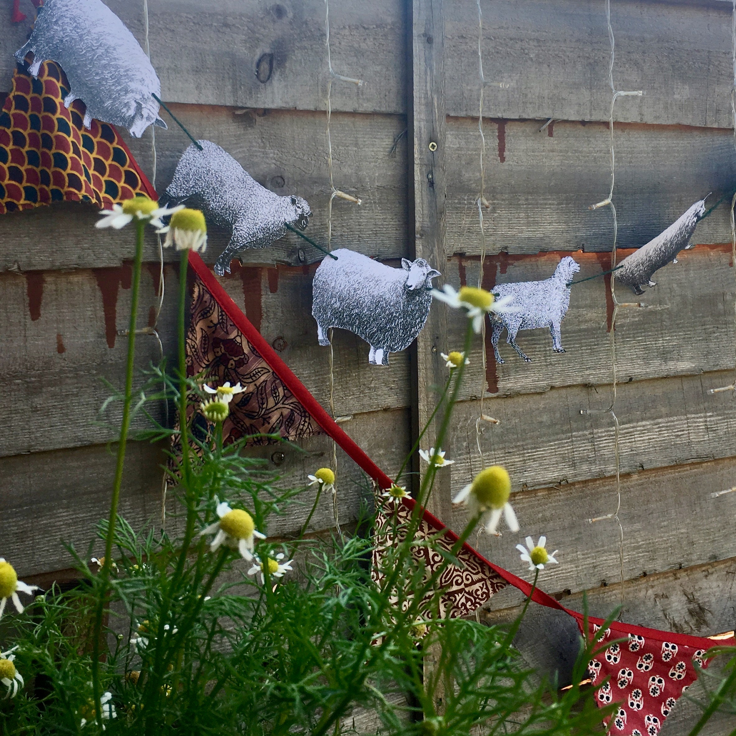 To Help You Sleep - Paper String Sheep Garland - Etsy
