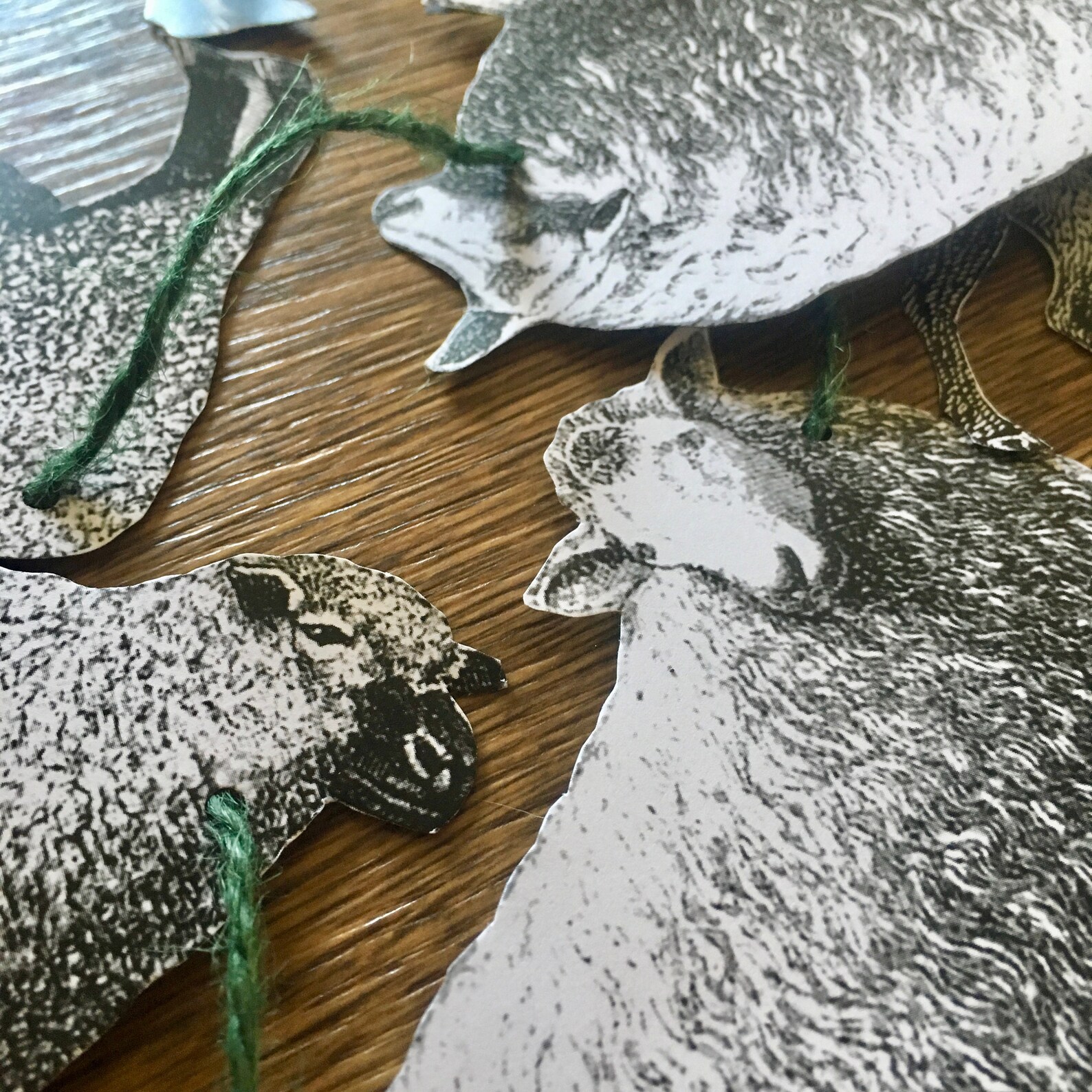 To Help You Sleep - Paper String Sheep Garland - Etsy