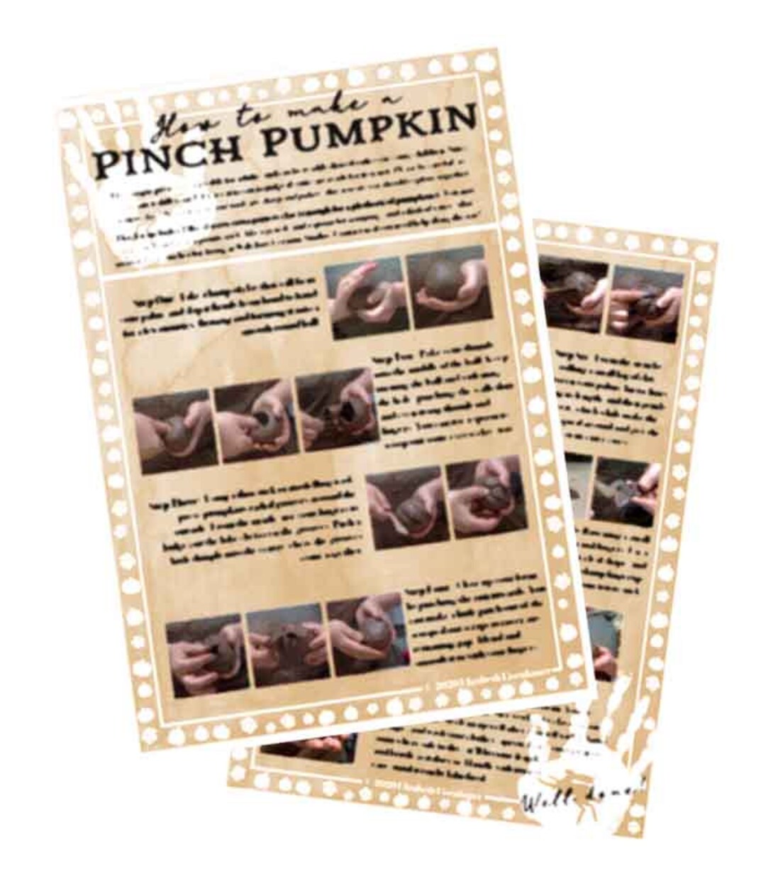 How to Make a Pumpkin Pinch Pot - Etsy