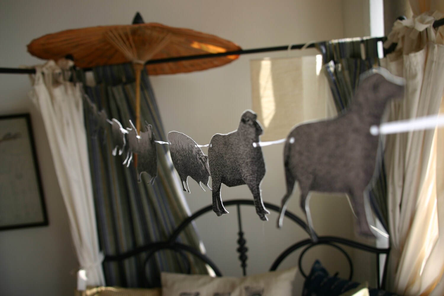 To Help You Sleep - Paper String Sheep Garland - Etsy
