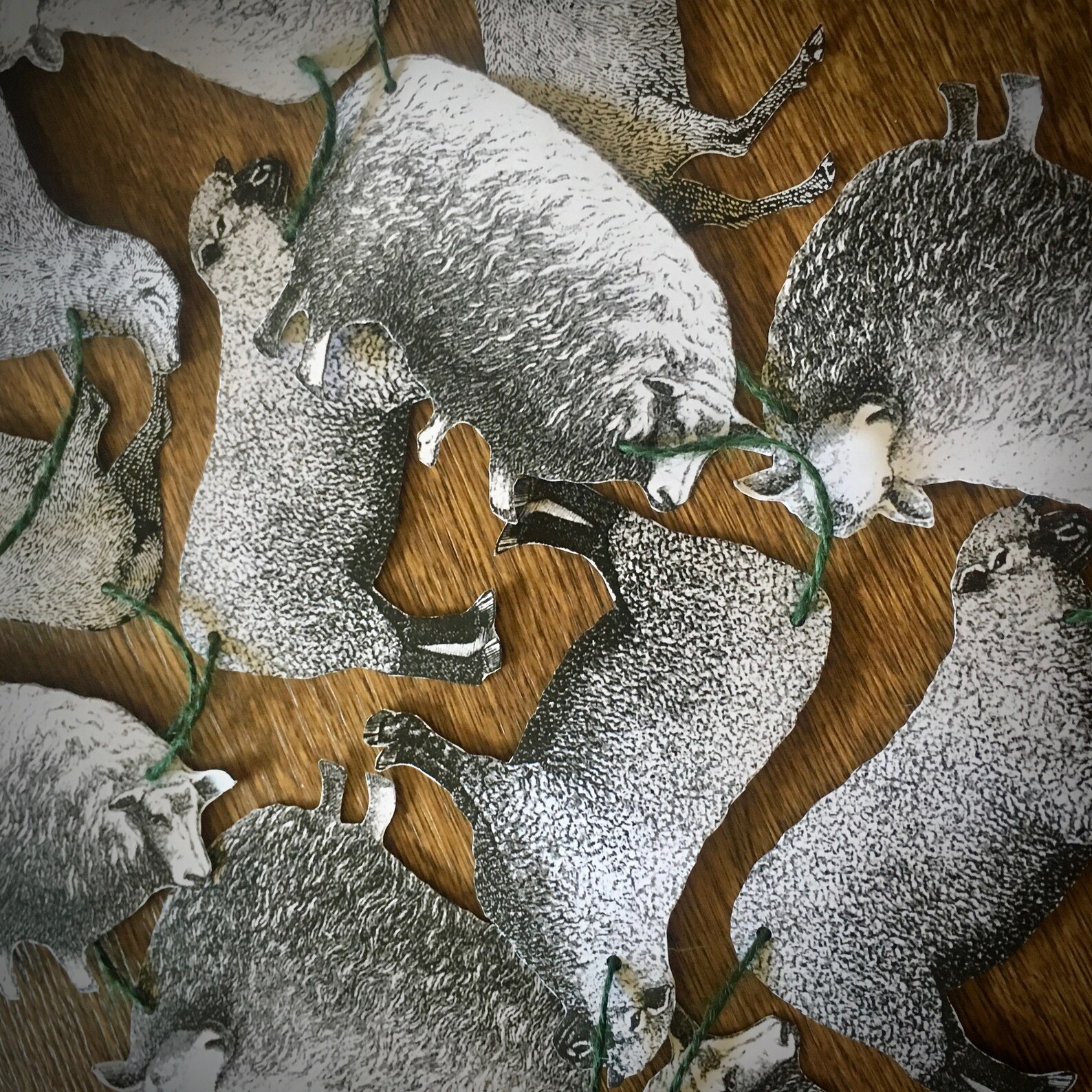 To Help You Sleep - Paper String Sheep Garland - Etsy