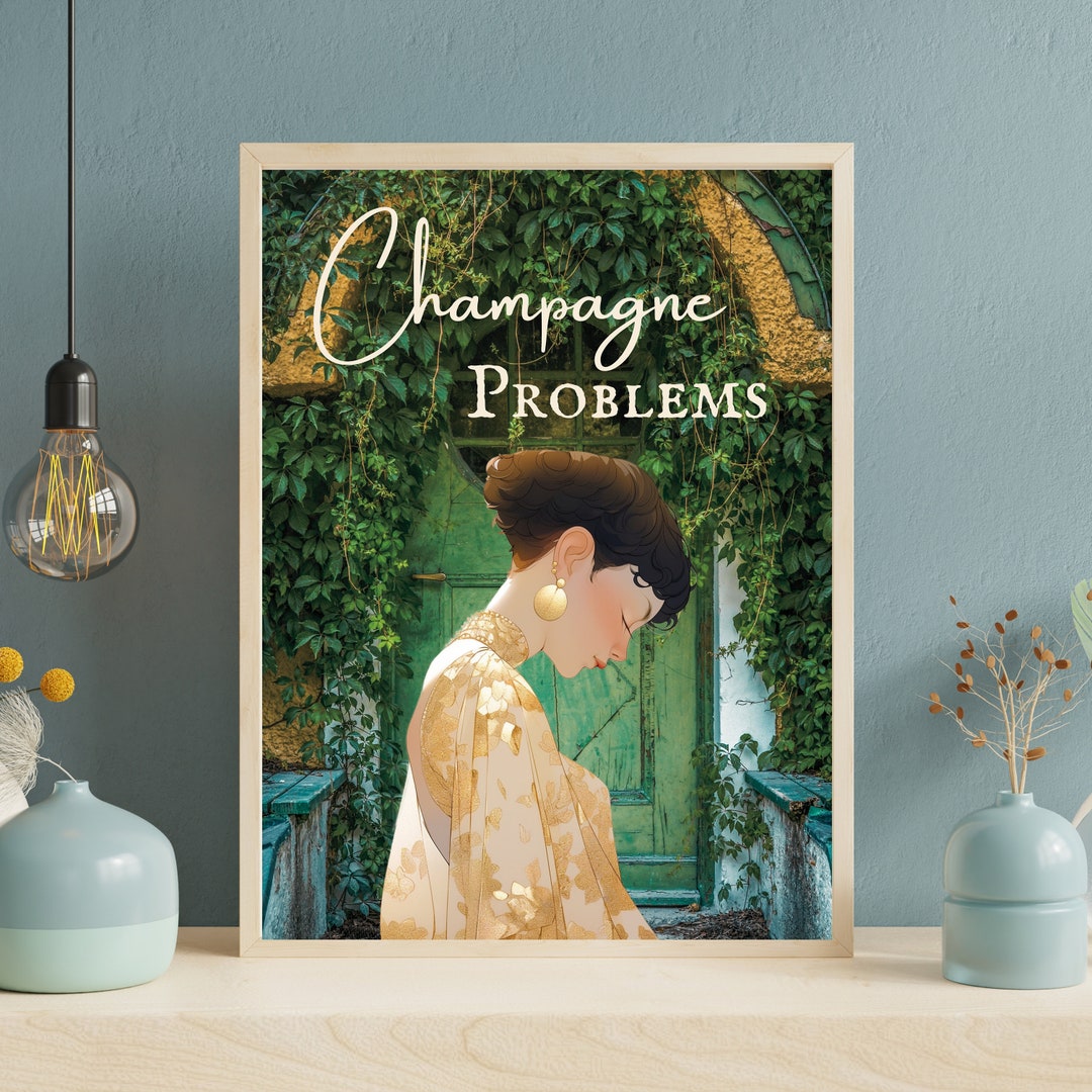 Champagne Problems Taylor Swift Poster Evermore Print Champagne ...