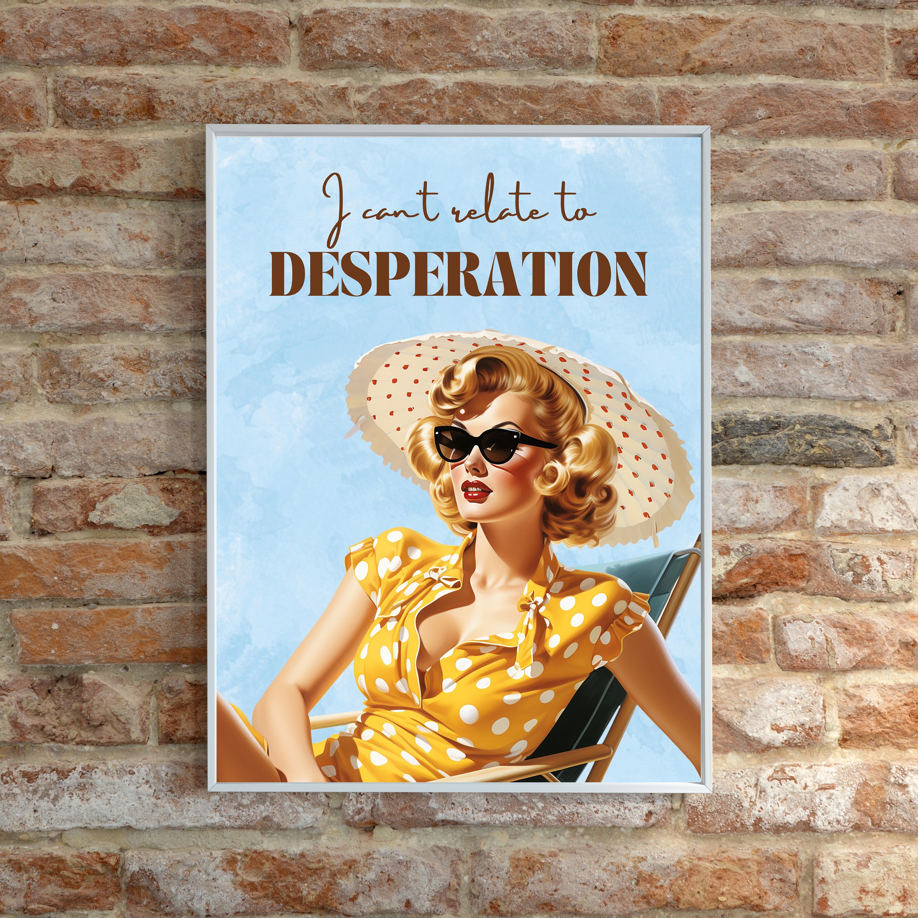 Espresso Sabrina Carpenter Print I Can't Relate to Desperation Poster ...