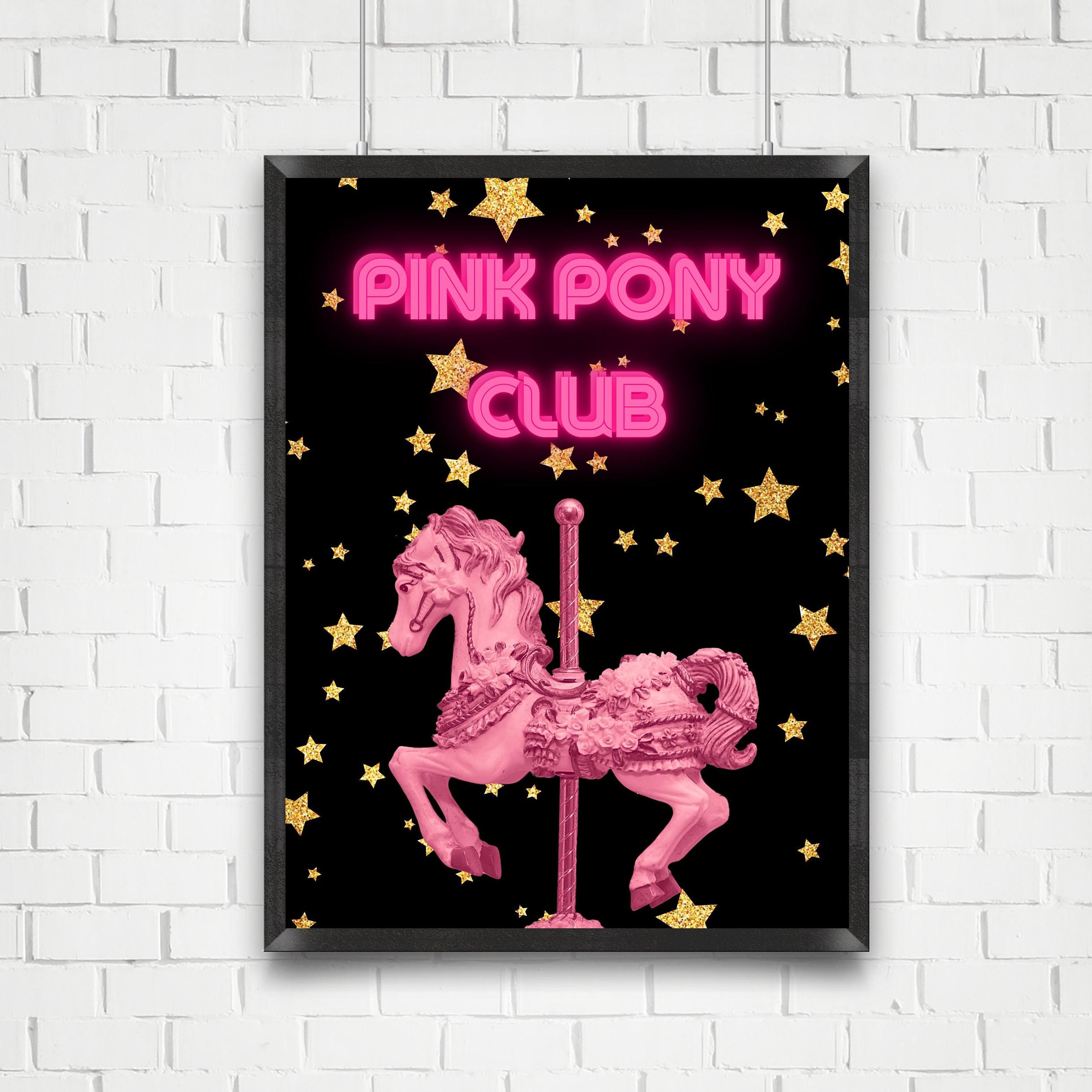 Pink Pony Club Poster, Chappell Roan Wall Art, Midwest Princess, Pink ...