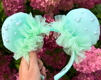 Lavender Pixie Pearl, Disney Mickey Mouse Inspired Ears, Mouse Ears for ...