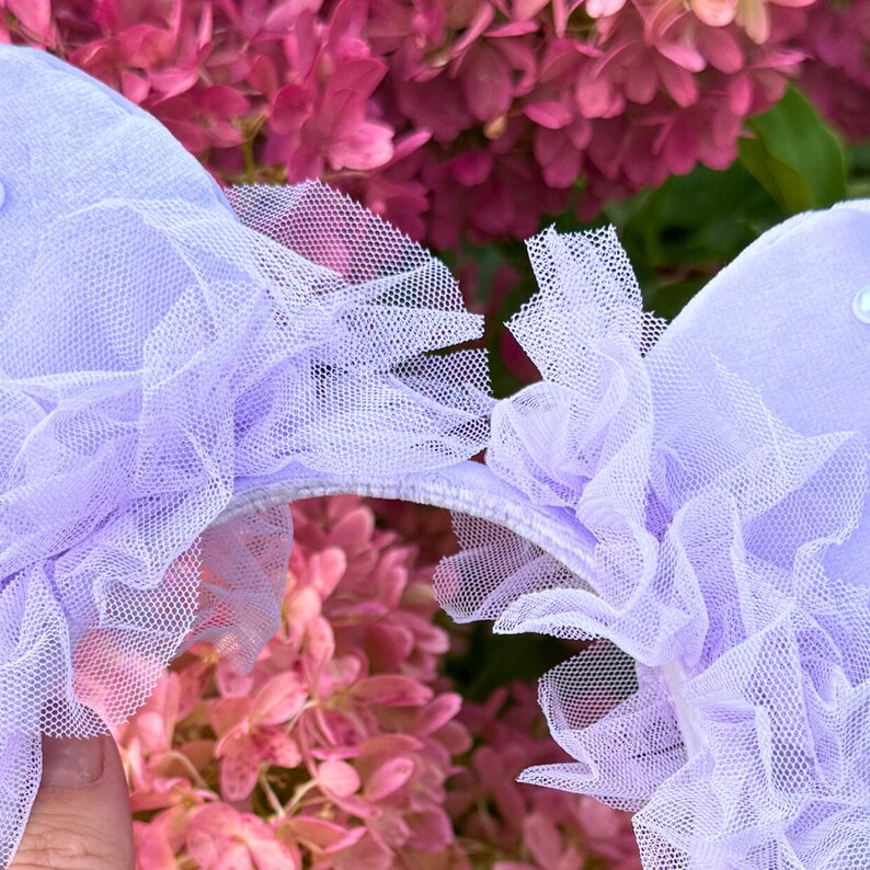 Lavender Pixie Pearl, Disney Mickey Mouse Inspired Ears, Mouse Ears for ...