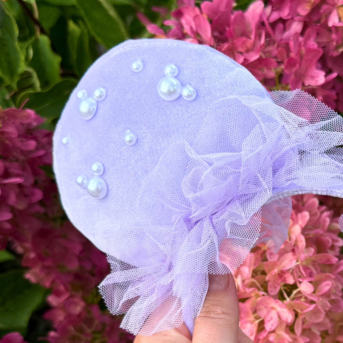 Lavender Pixie Pearl, Disney Mickey Mouse Inspired Ears, Mouse Ears for Adults and Kids, Purple ...