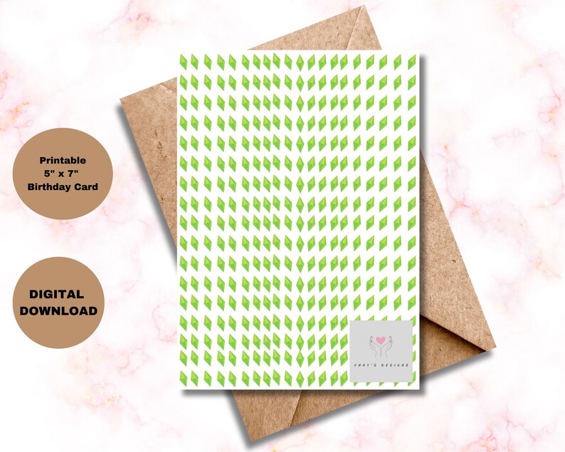 Printable Sims Happy Birthday Card, Simlish, Plumbob Happy Birthday ...