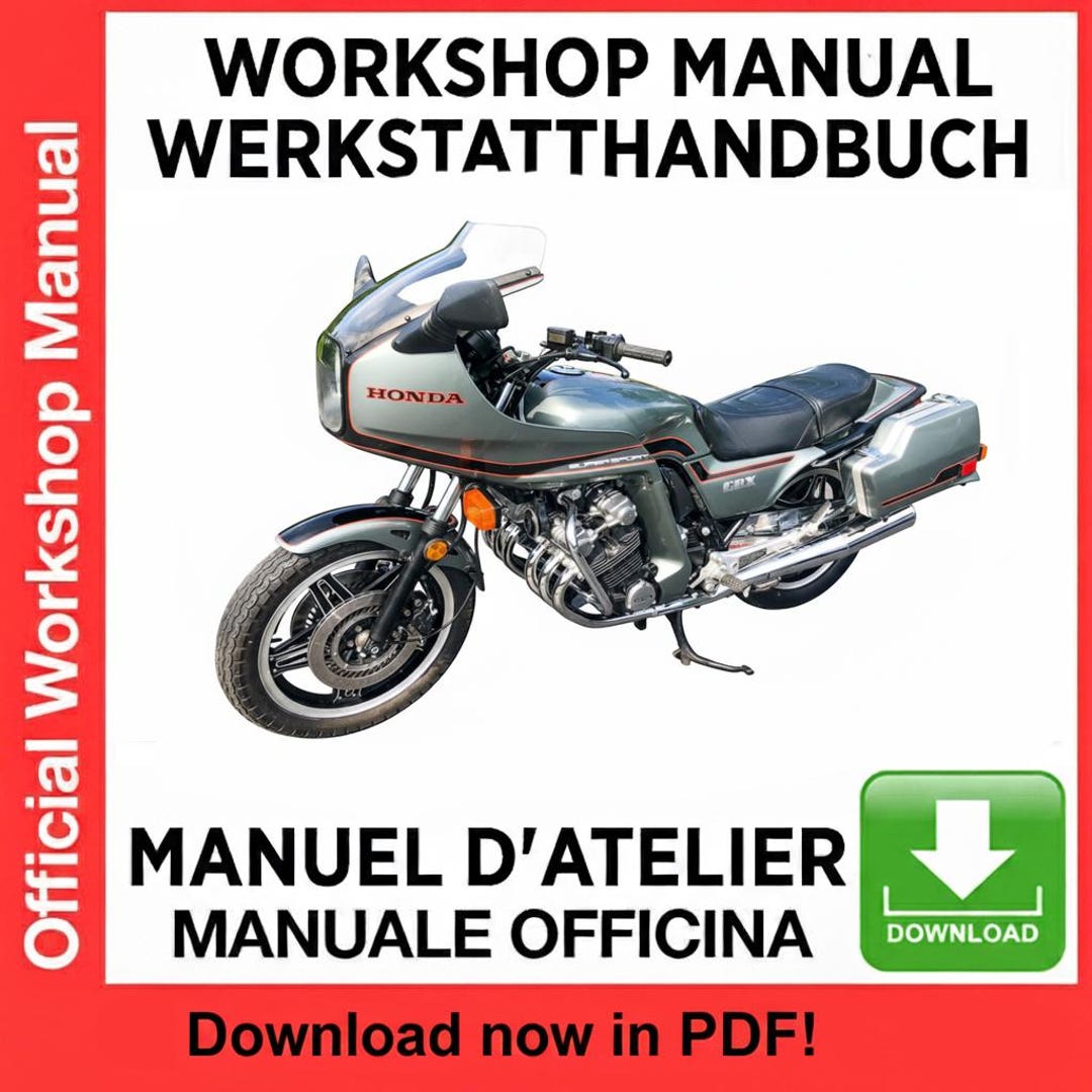 HONDA CBX 1981-1982 Manual De Taller Y Servicio PDF - Inglés (descarga ...