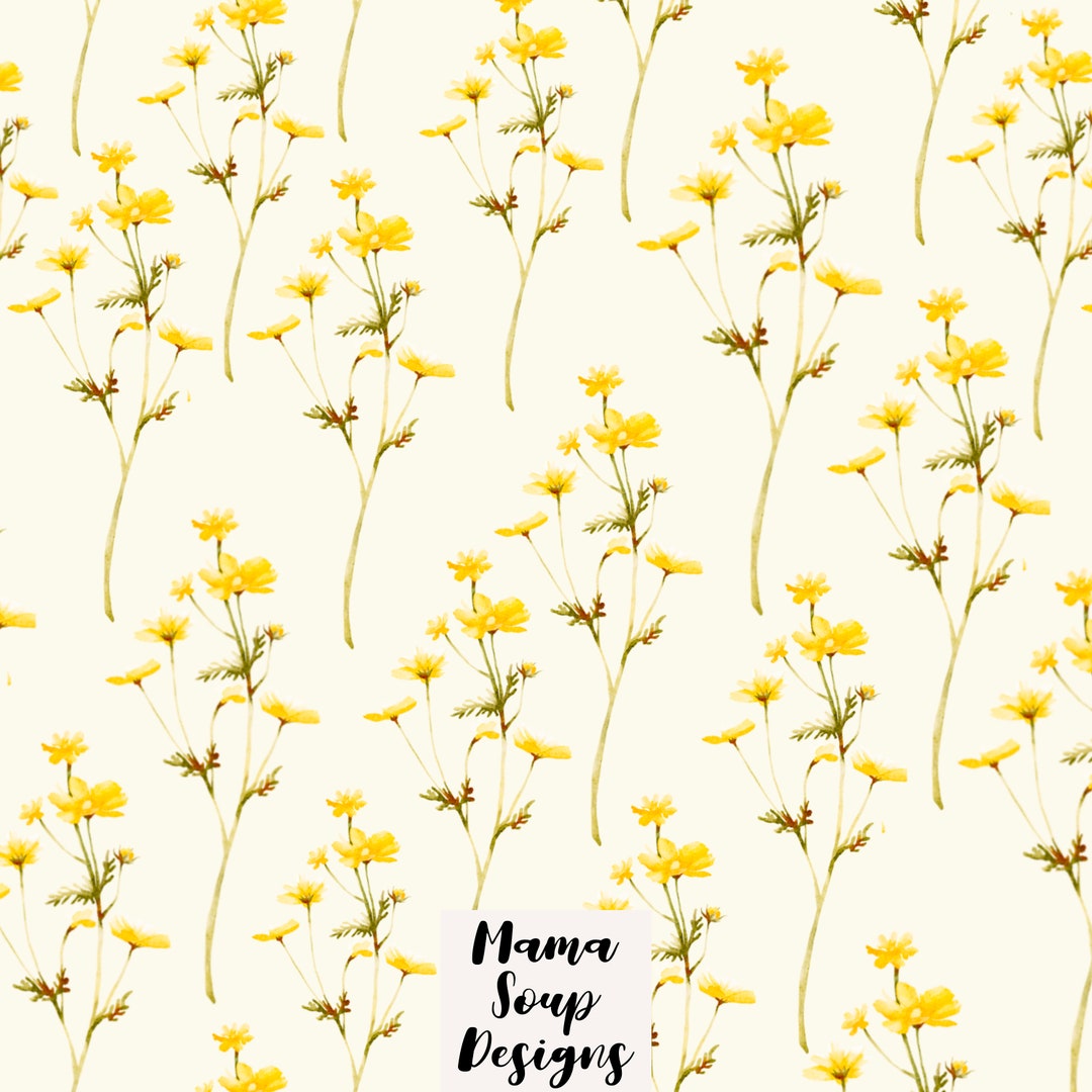 Floral Seamless Digital Pattern, Seamless Digital Paper, Seamless ...