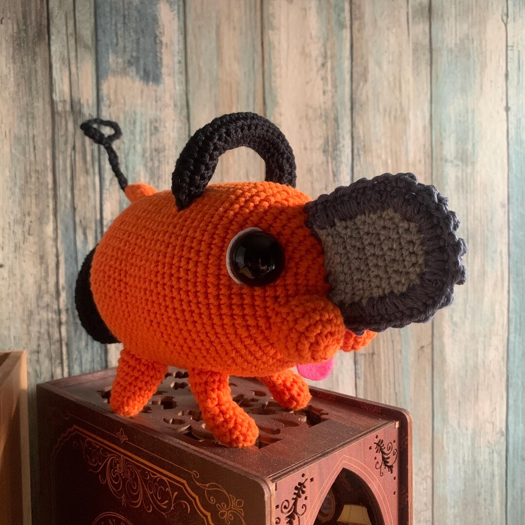 Pochita Crochet Plushie - Etsy
