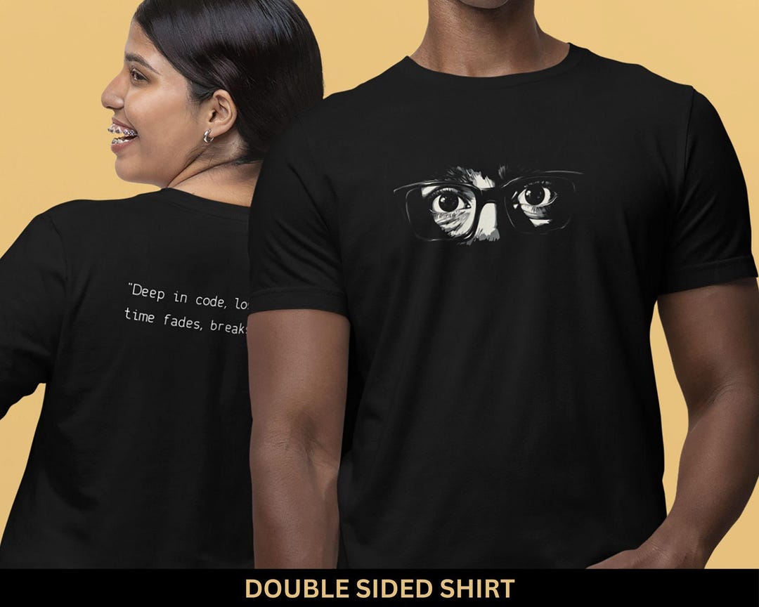 Late Night Flow Developer Poem Shirt | T-shirt for Students & Programmers | Code at Night Tee ...