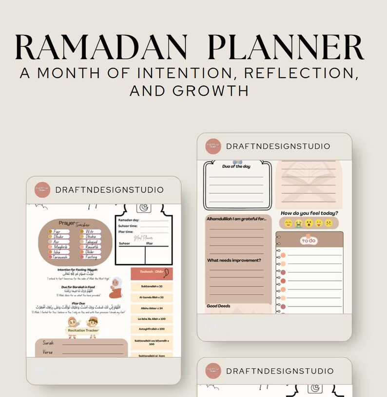Ramadan Daily Planner - Etsy