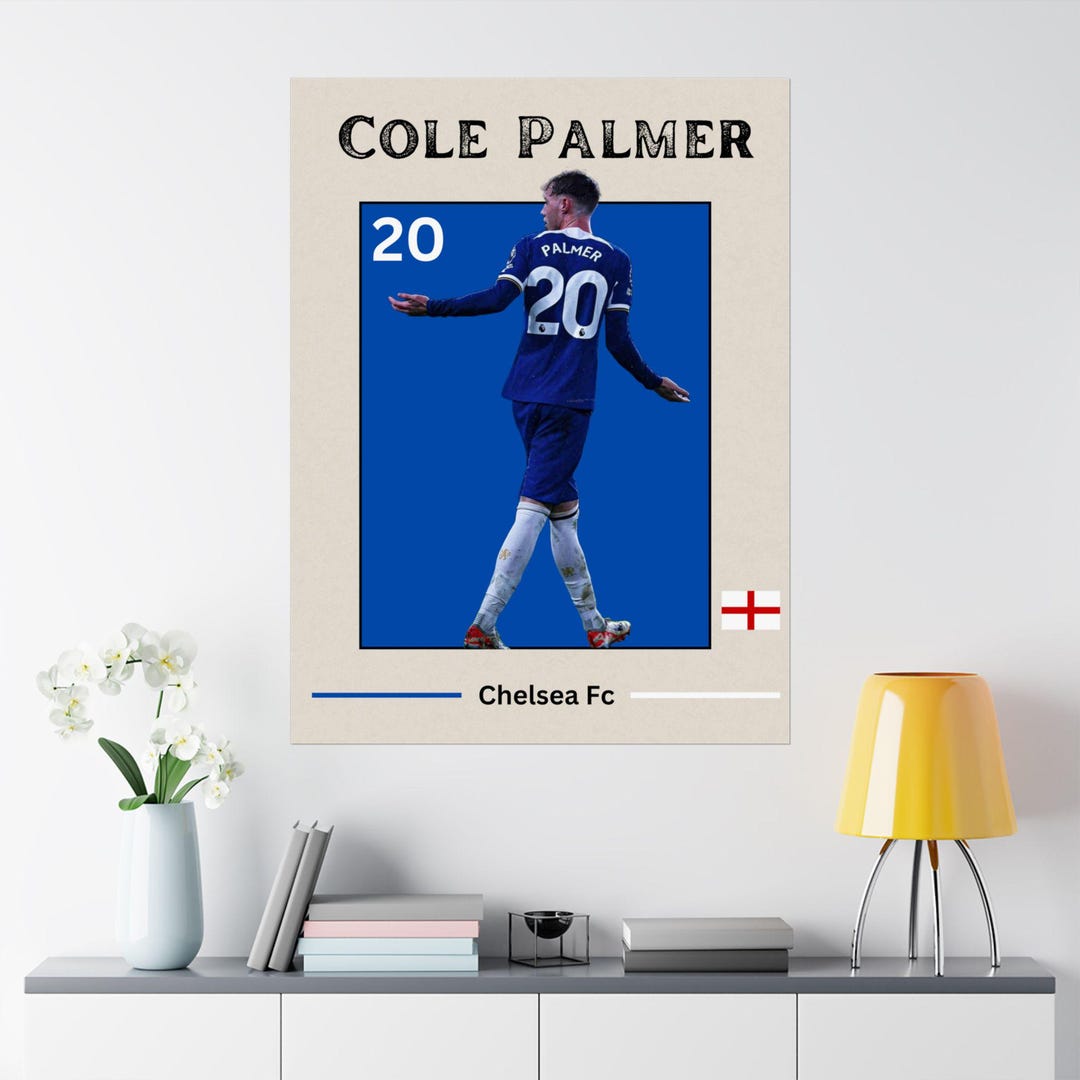 Cole Palmer, Vertical Posters, Cole Palmer Poster, Matte Wall Art ...