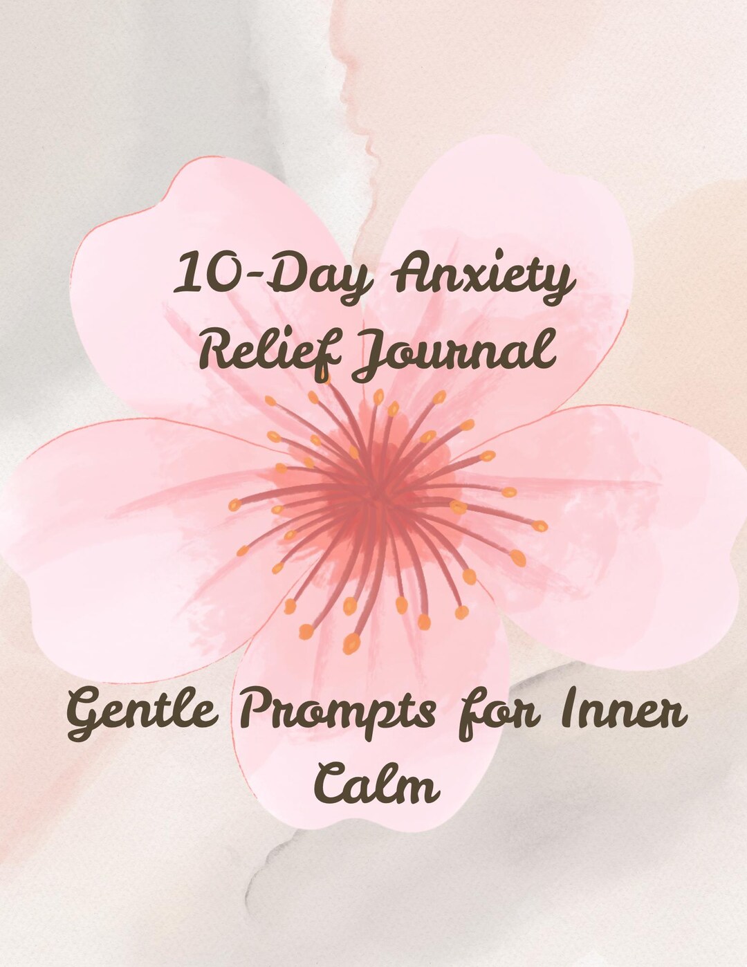 10-day Anxiety Relief Journal for Women | Mental Health Printable ...
