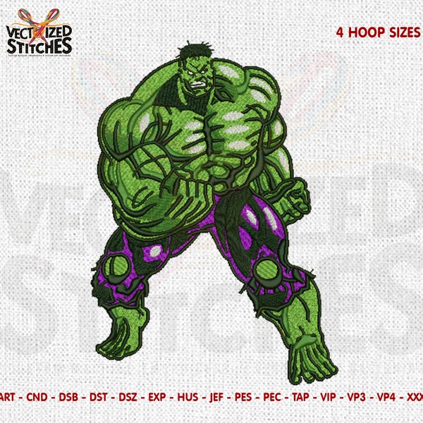 Hulk Embroidery Design - Etsy