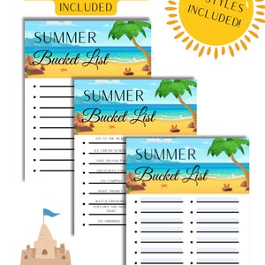 Printable Summer Bucket List for Kids and Families - Fun Activities ...