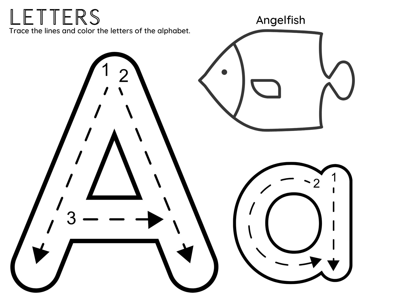Preschool Printables Tracing, Letter Practice Coloring Pages Counting ...