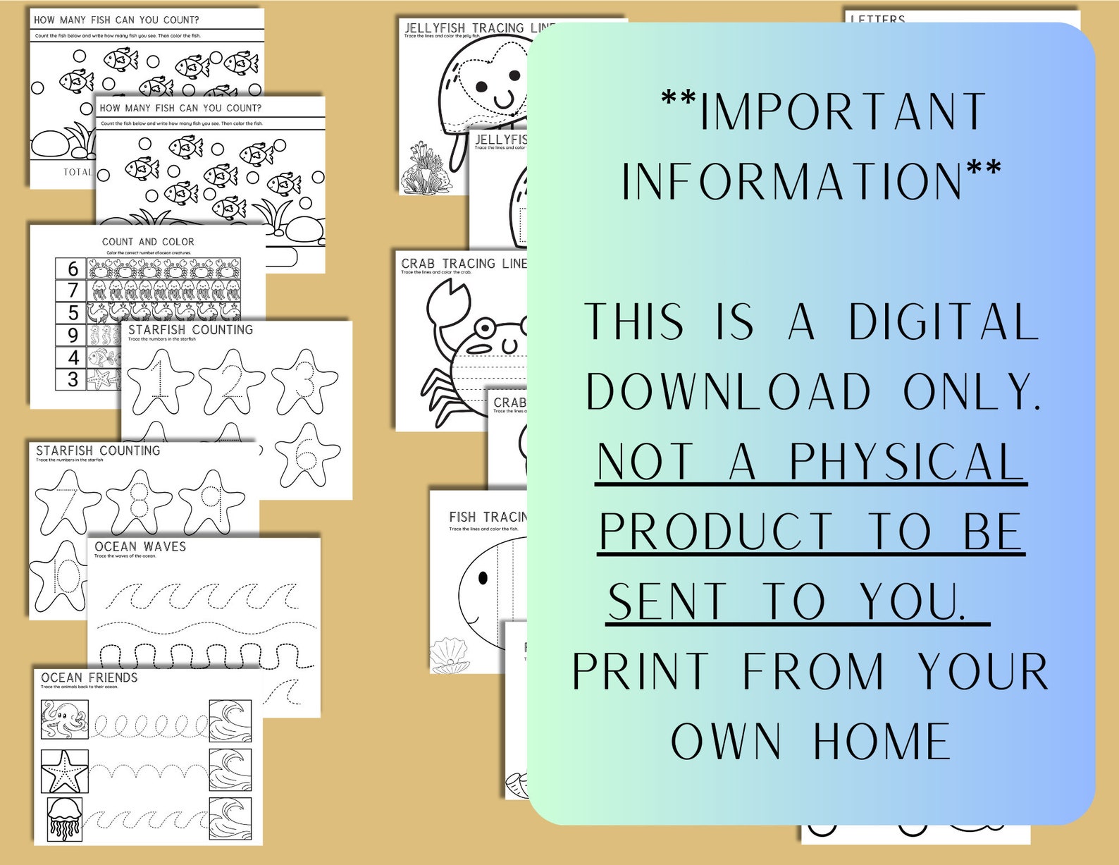 Preschool Printables Tracing, Letter Practice Coloring Pages Counting ...