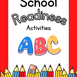 Printable School Readiness Activities Letter Recognition Practice Pre-k ...