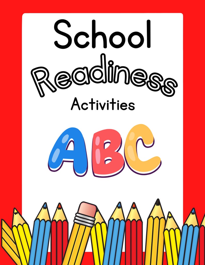 Printable School Readiness Activities Letter Recognition Practice Pre-k ...