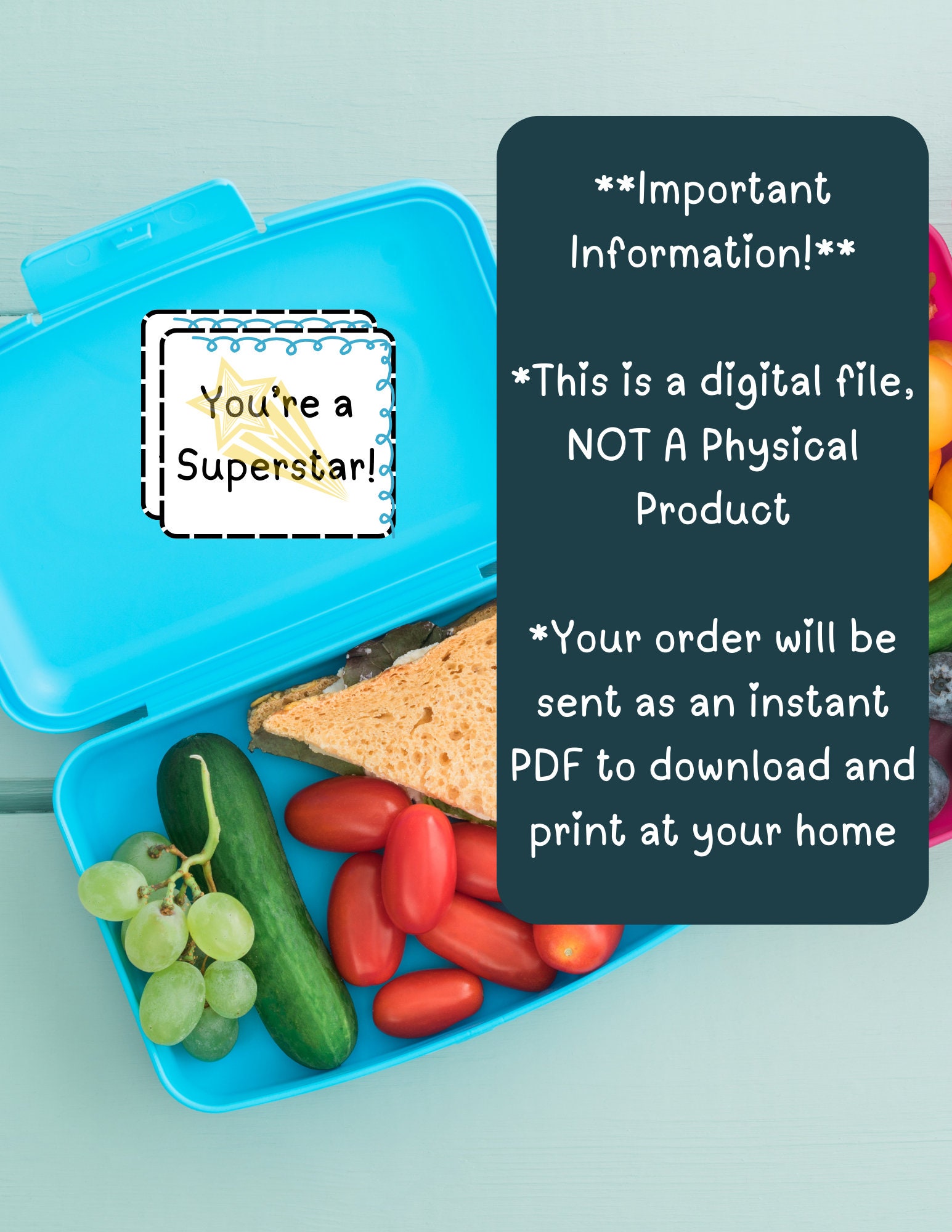 Lunch Notes and Jokes Words of Encouragement Kids Printable Lunchbox ...