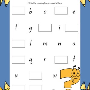 Printable School Readiness Activities Letter Recognition Practice Pre-k ...