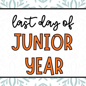 Digital First and Last Day of School Posters | Homeschool Posters | 1st ...