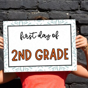 Digital First and Last Day of School Posters | Homeschool Posters | 1st ...