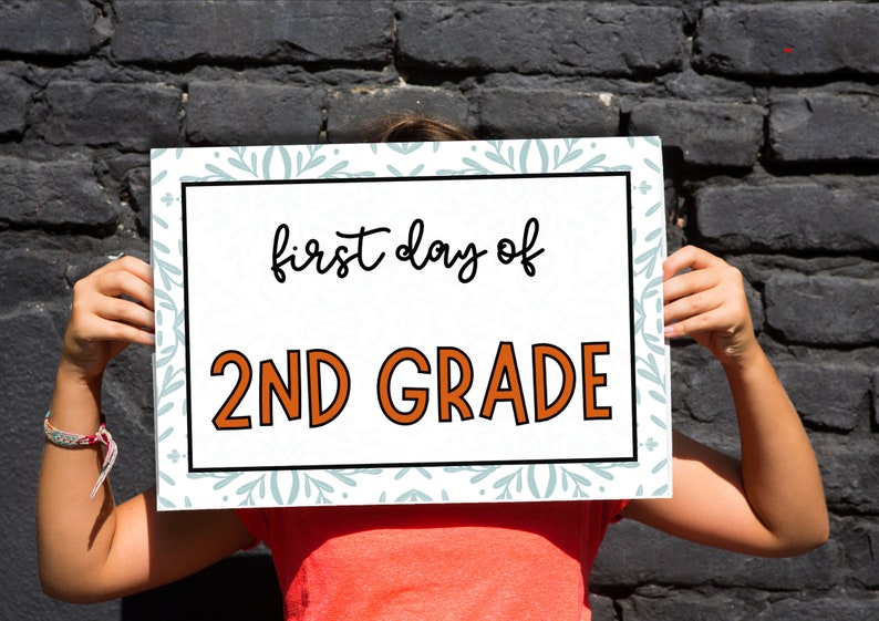 Digital First and Last Day of School Posters | Homeschool Posters | 1st ...