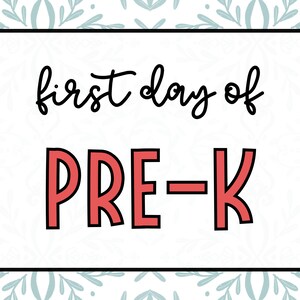 Digital First and Last Day of School Posters | Homeschool Posters | 1st ...