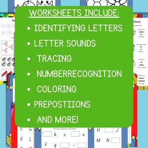 Printable School Readiness Activities Letter Recognition Practice Pre-k ...