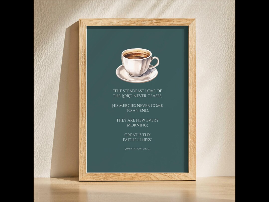 The Steadfast Love of the Lord DIGITAL Christian Wall Art,bible Verse ...