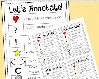 annotation symbols chart