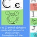 A to Z Alphabet Cards and Letter Formation Arrows - Etsy
