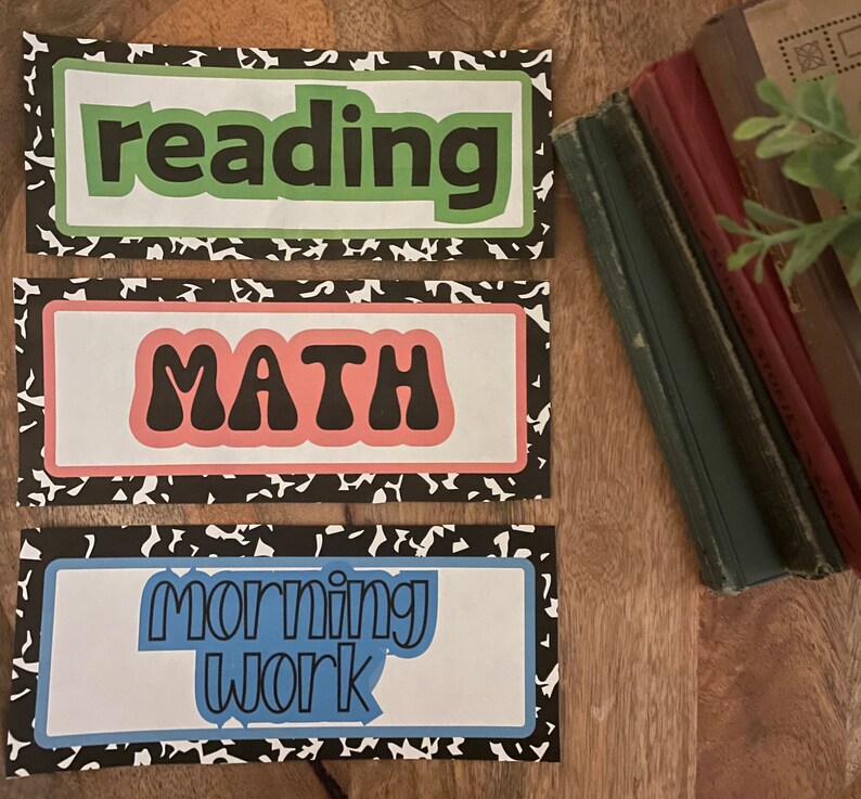 Subject Headings for Magnetic Schedules - Etsy