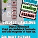 Subject Headings for Magnetic Schedules - Etsy