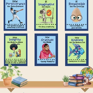Positive Character Trait Poster - Etsy UK