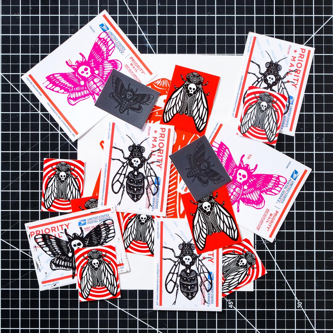 BUG Graffiti Sticker Bombing Pack – Oakland Street Art, Letterpress ...