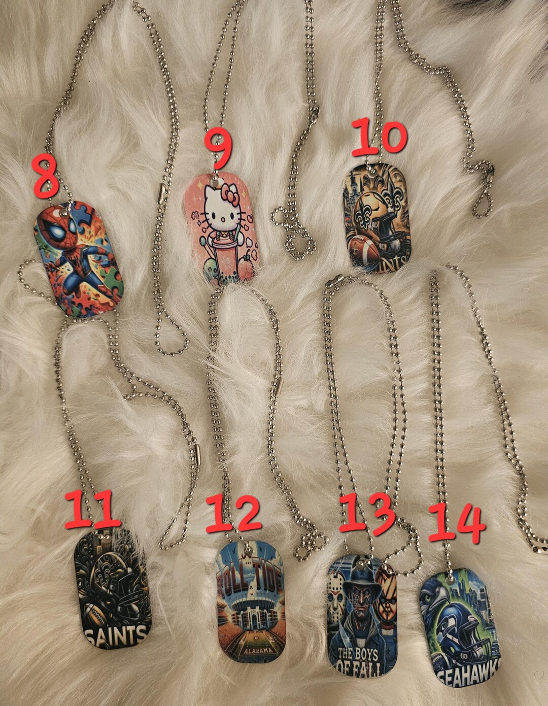 Custom Sublimation Dog Tag Necklace – Personalized Pendant With Custom ...