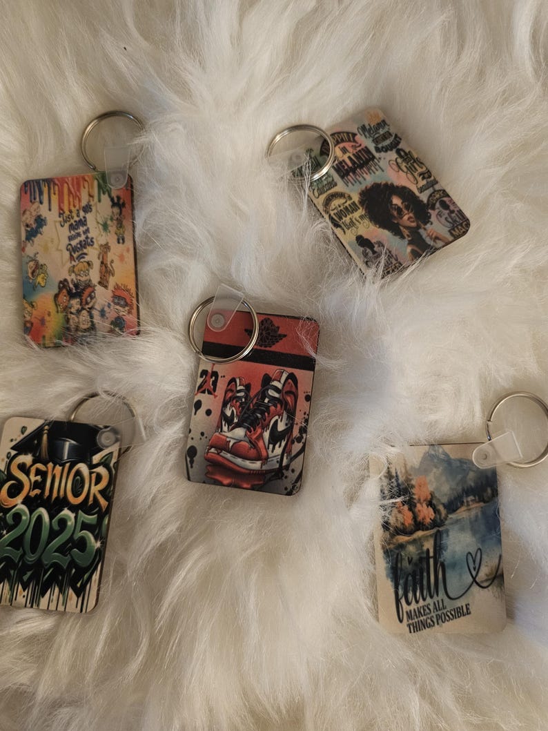 Personalized Sublimation Keychain – Custom Photo or Name Keychain - Etsy